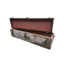 LARGE METAL TRANSPORT BOX